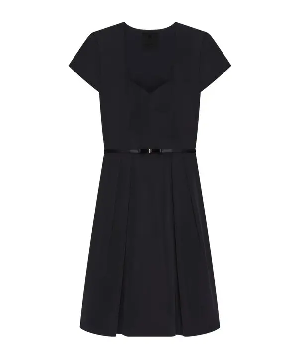 Givenchy 4g Bow Short-sleeved Mini Dress - Black