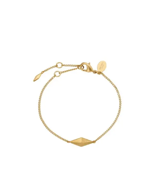 JIMMY CHOO Diamond Fine Chain Bracelet - Golden