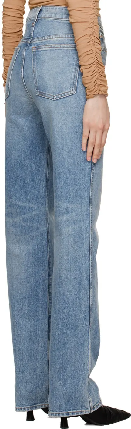 Khaite Danielle Straight Leg Jeans