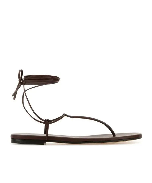 GIANVITO ROSSI Slingback Open-toe Flat Sandals