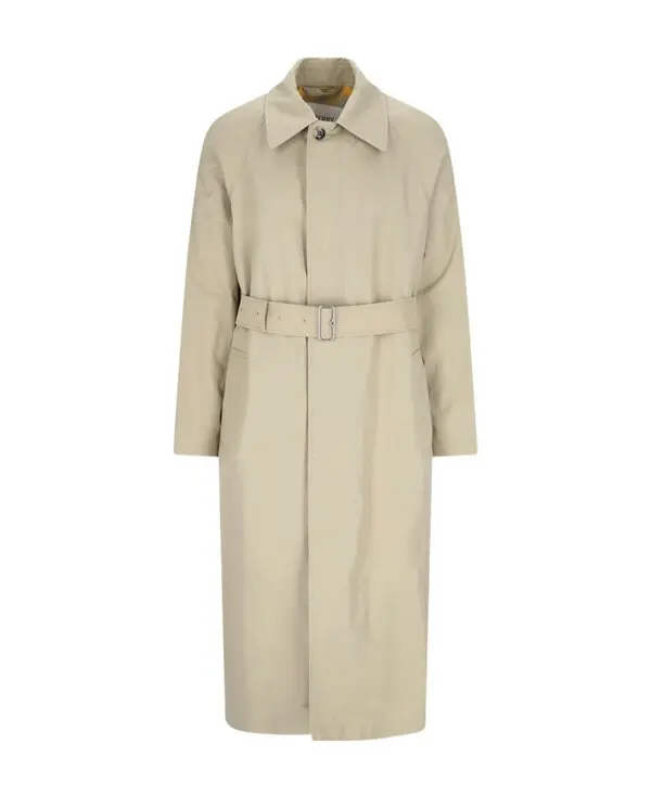 Burberry Belted Waist Trench Coat - No