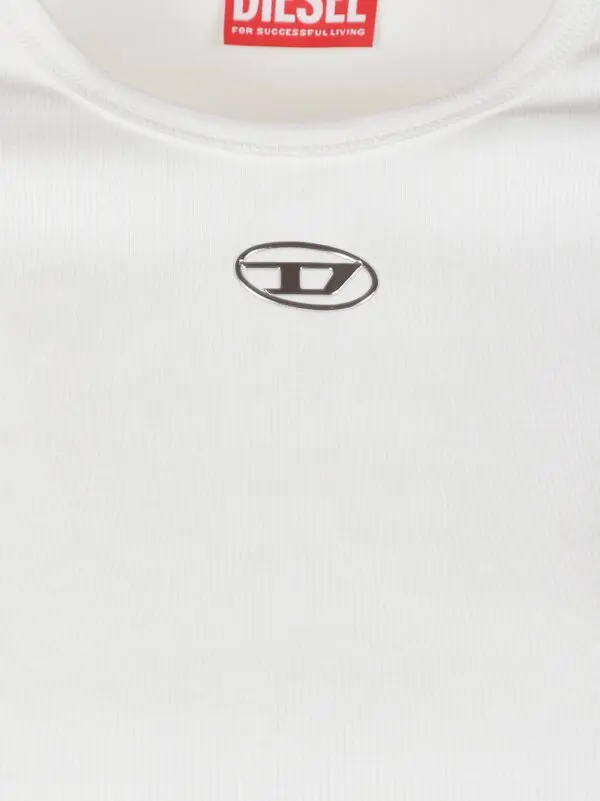 DIESEL® T-ele-long-od" T-shirt - White