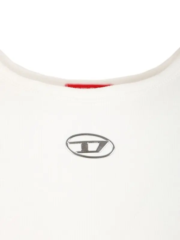 DIESEL® T-ele-long-od" T-shirt - White