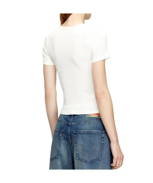 DIESEL® T-ele-long-od" T-shirt - White