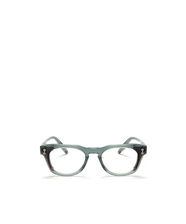 AKONI Geometric Flat Mirror Eyeglasses - Gray