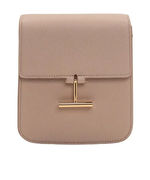 TOM FORD T-bar Shoulder Bag - Nude