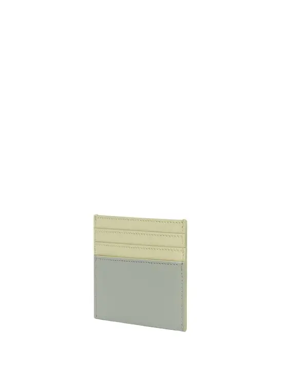 Fendi Card Holder With Logo Accent - Gray