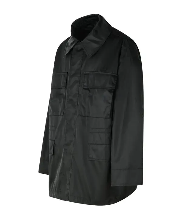 JIL SANDER Long Sleeved Field Jacket - Black