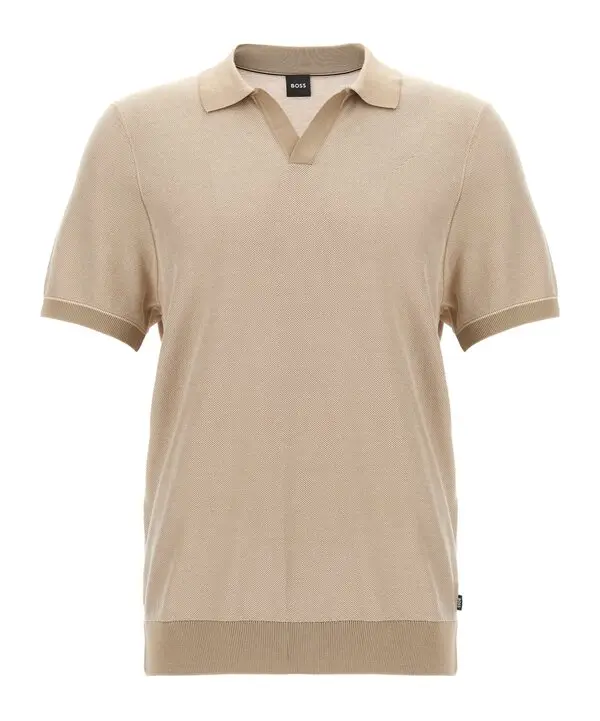 Hugo Boss Johnny Collar Knit Polo Shirt