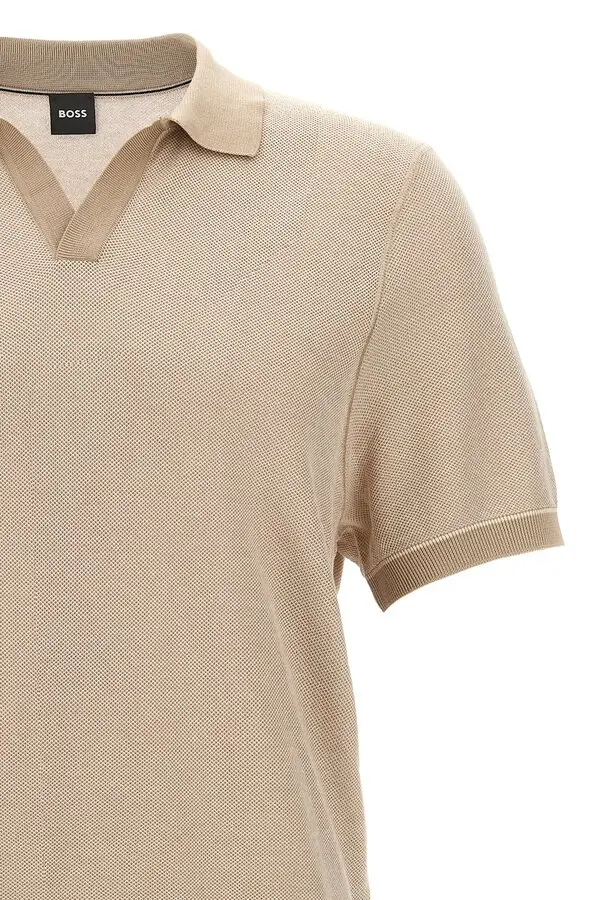 Hugo Boss Johnny Collar Knit Polo Shirt