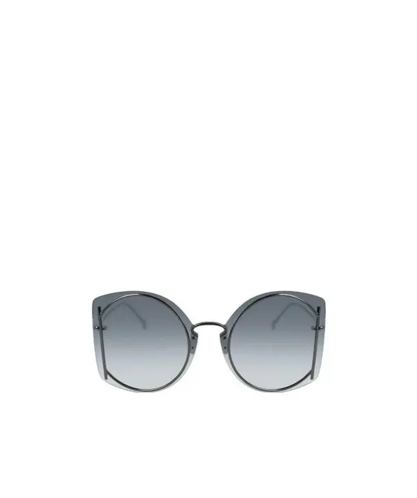 FERRAGAMO Logo Detail Sunglasses - Gray