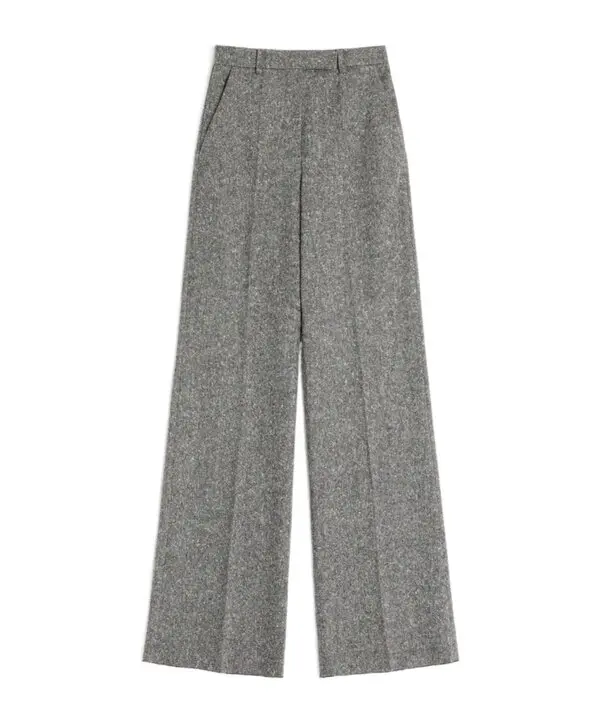 Valentino Garavani Wide-leg Trousers - Gray