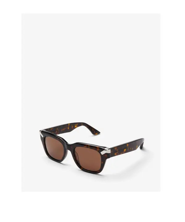 Alexander McQueen Square Frame Sunglasses - Brown