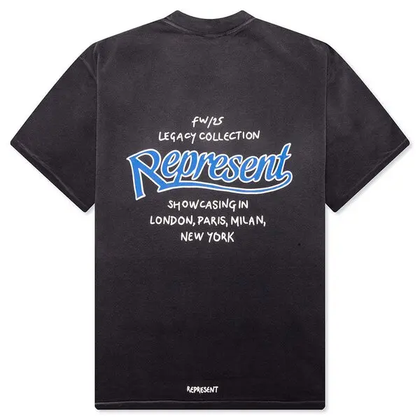 REPRESENT Showcasing T-shirt - Black