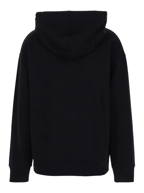 Moncler Logo Embroidered Drawstring Hoodie