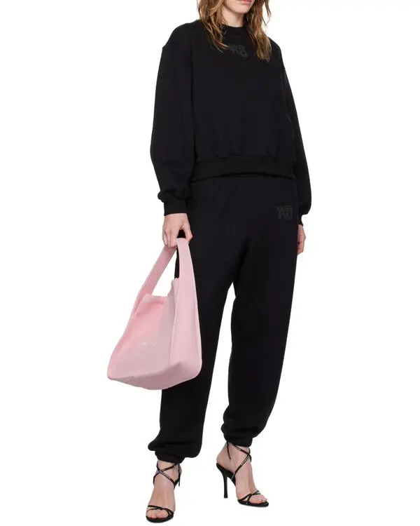 Alexander Wang Essential Terry Crewneck Sweatshirt - Black