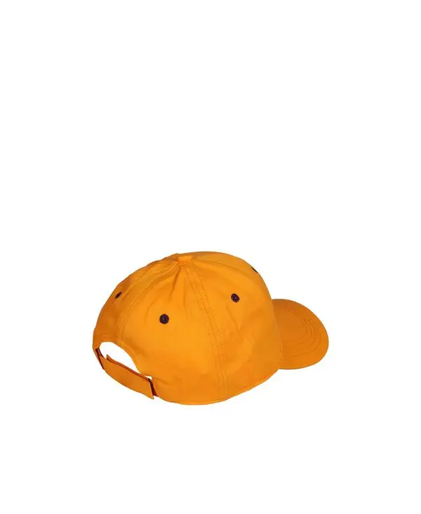 Philipp Plein Embroidered Cotton Baseball Cap - Orange
