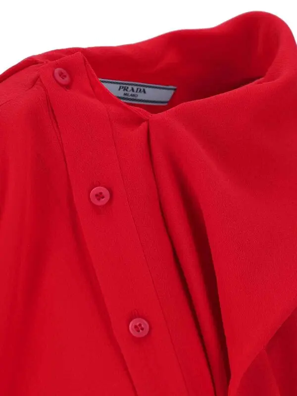 Prada Marocain Long-sleeved Shirt