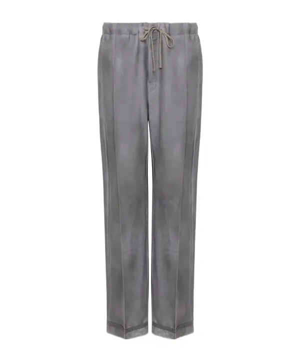 MAISON MARGIELA Drawstring-waist Trousers - Grey