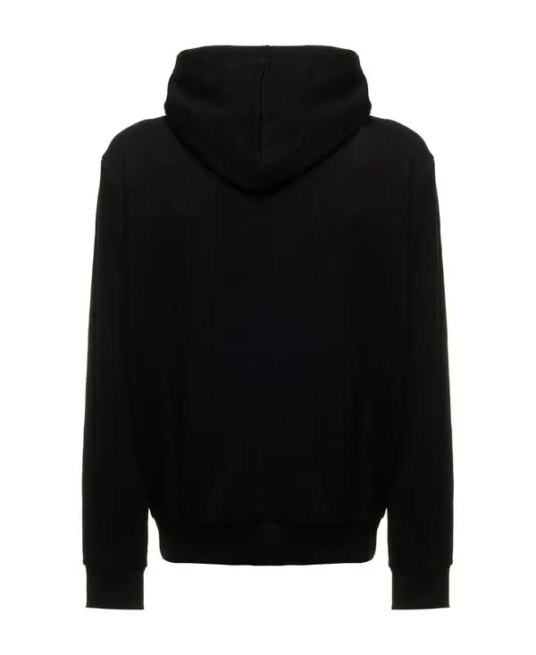 Balmain Logo Printed Drawstring Hoodie