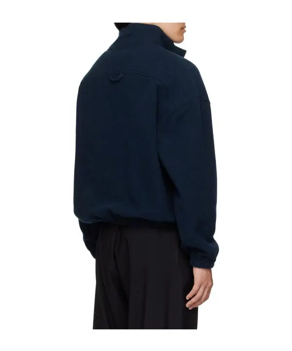 RIER Wool Fleece Sweatshirt - Black
