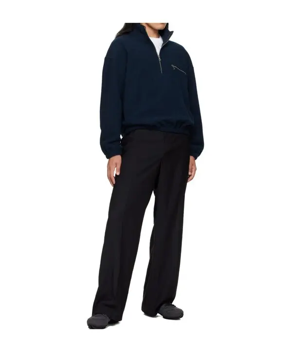RIER Wool Fleece Sweatshirt - Black