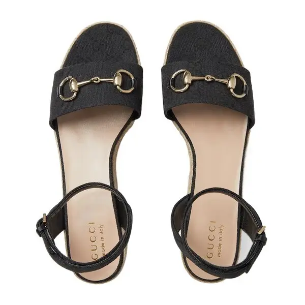 Gucci Horsebit Espadrille Flatforms