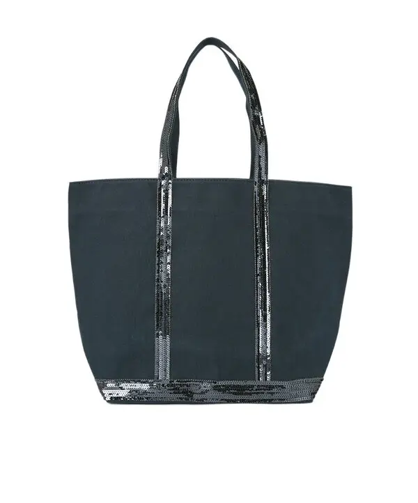 Vanessa Bruno Large Sequined Tote Bag - Black