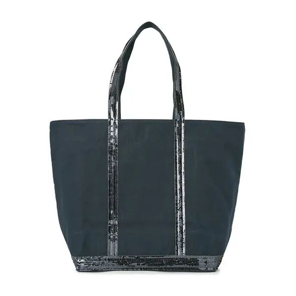Vanessa Bruno Large Sequined Tote Bag - Black