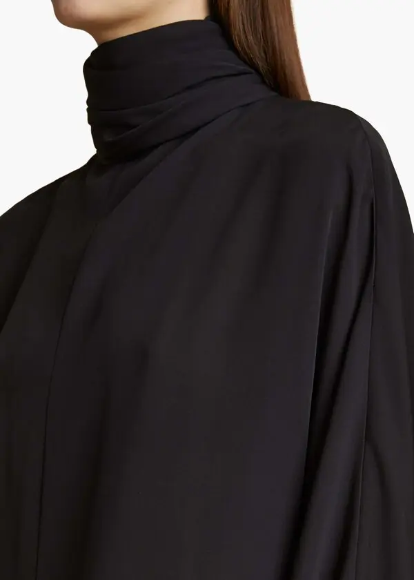 Khaite Maxi Dress With High Neck And Open Back
