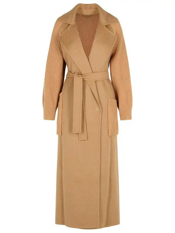 Max Mara Belted Knitted Coat - No