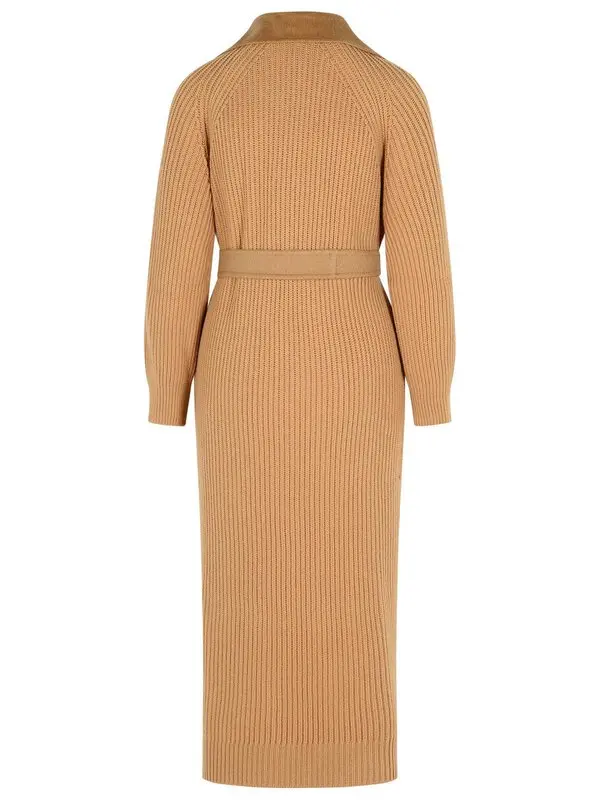 Max Mara Belted Knitted Coat - No