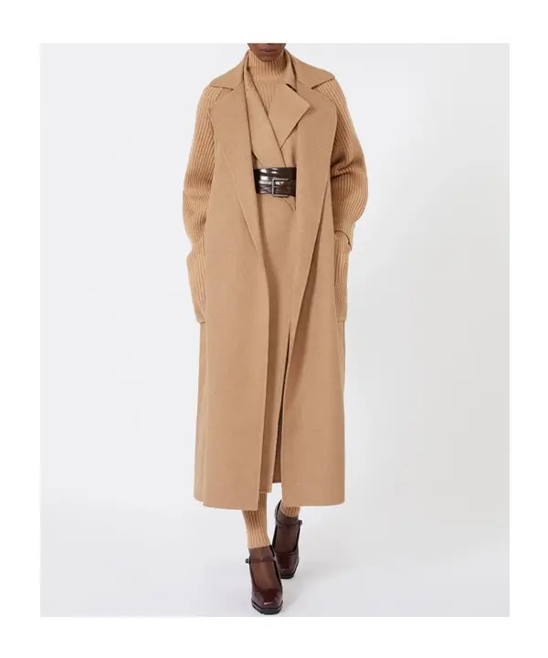 Max Mara Belted Knitted Coat - No