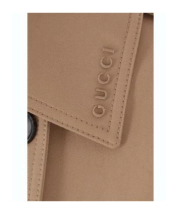 Gucci Double Breasted Belted Trench Coat