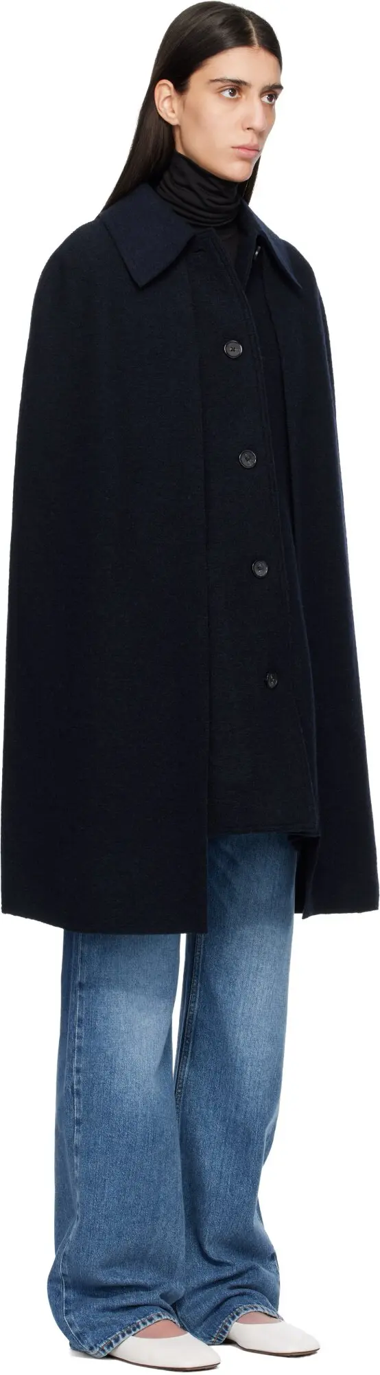 TOTEME Cape With Button Closure