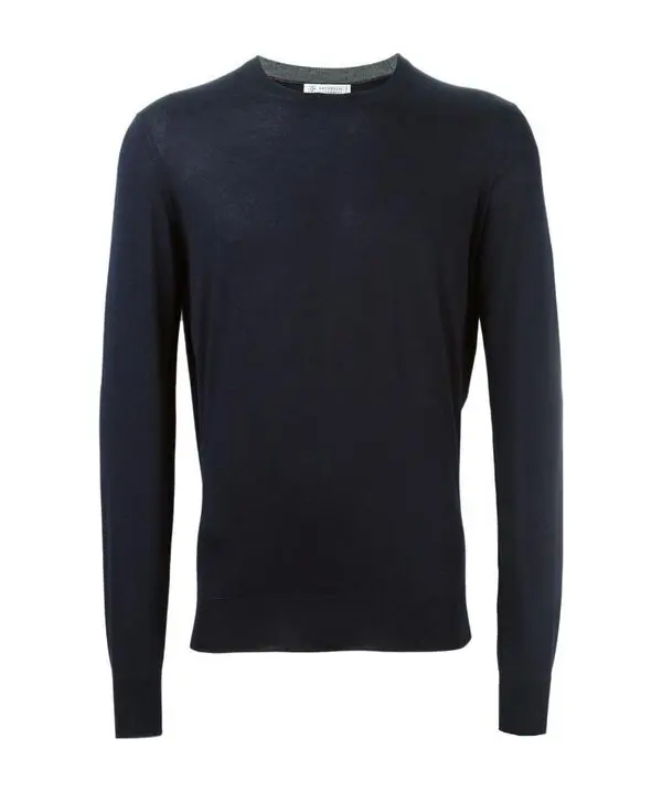 Brunello Cucinelli Cashmere Crewneck Jumper - Black