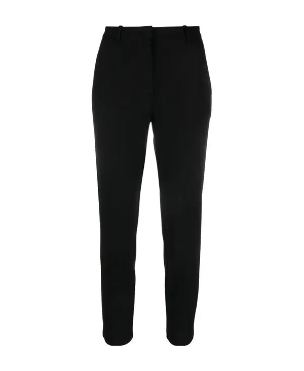 Pinko High Waist Tapered Leg Trousers - Black