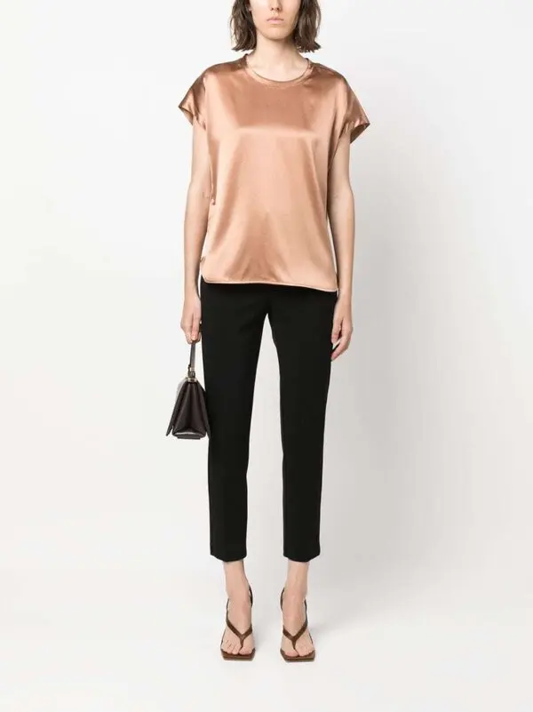 Pinko High Waist Tapered Leg Trousers