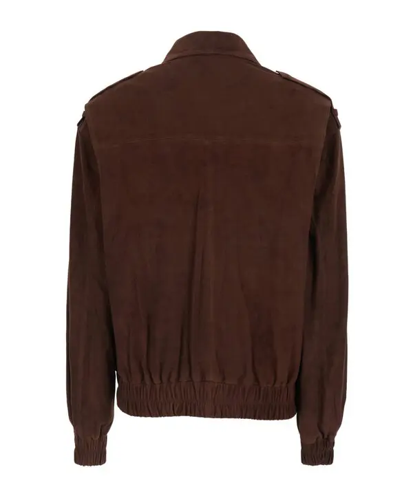 ARMA Halti Suede Bomber Jacket - Brow