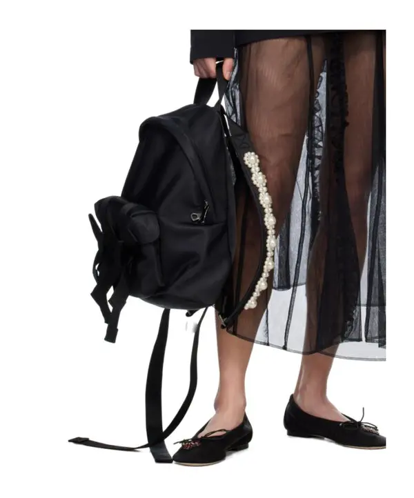 Simone Rocha Pearl-embellished Backpack