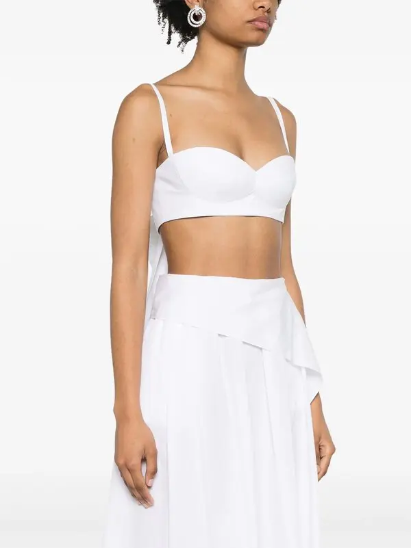 Magda Butrym Sweetheart Neckline Strappy Top