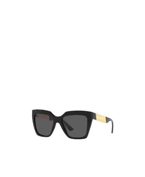 Versace Square Frame Sunglasses With La Greca Hardware