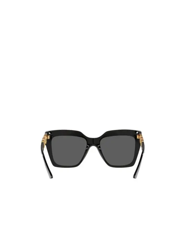 Versace Square Frame Sunglasses With La Greca Hardware