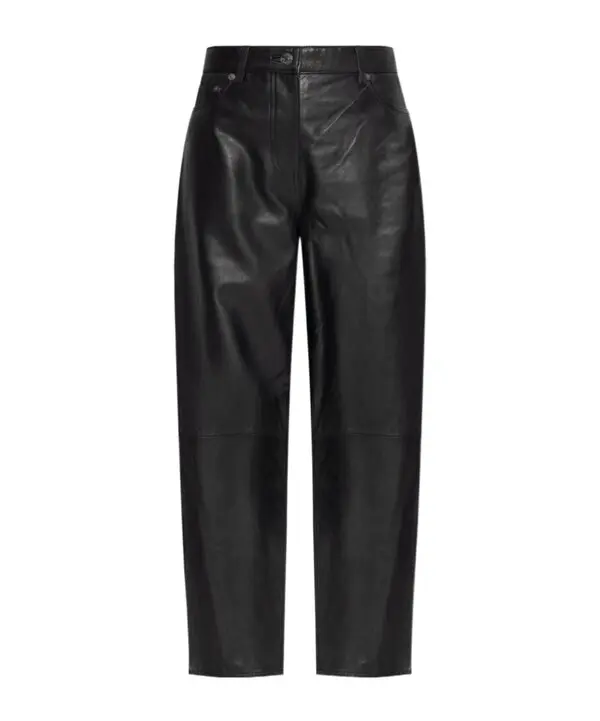 SAMSOE SAMSOE Saharpal Leather Pants - Black