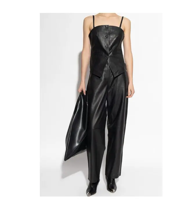SAMSOE SAMSOE Saharpal Leather Pants