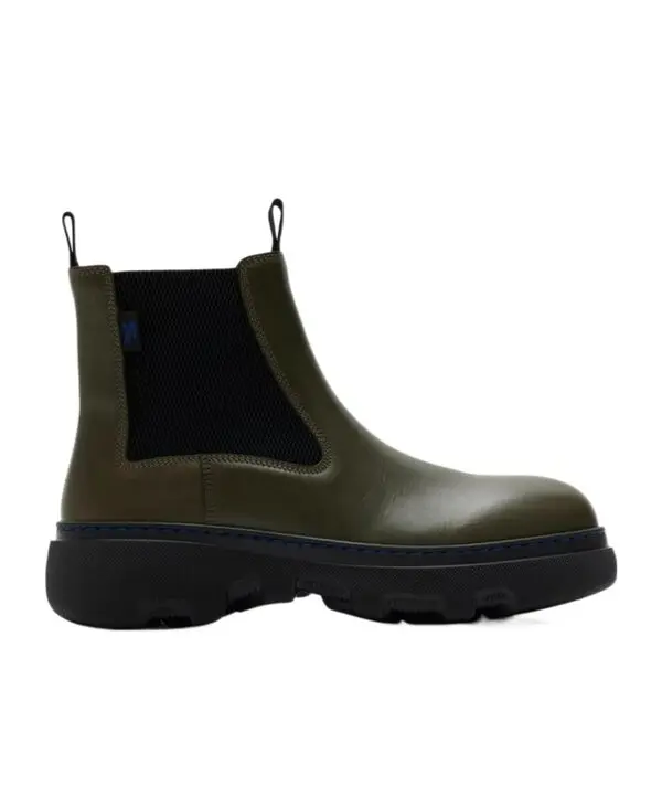 Burberry Round-toe Chelsea Boots - Black