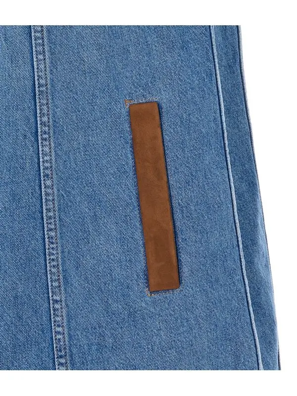 Versace Denim A-line Dress - No
