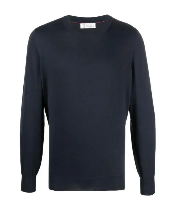 Brunello Cucinelli Crewneck Knitted Jumper - Black