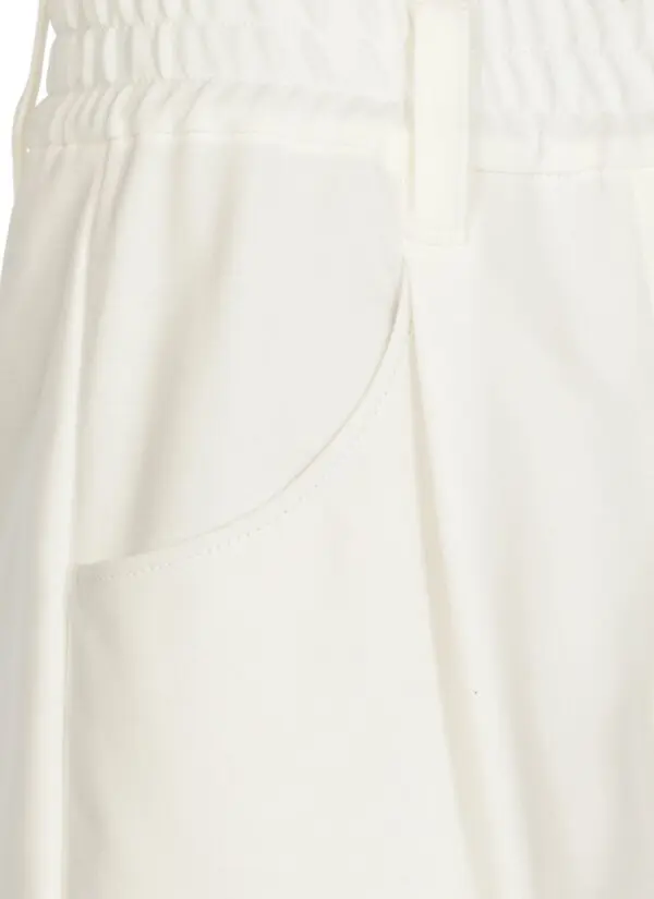 Brunello Cucinelli Straight-leg Cropped Pants - White