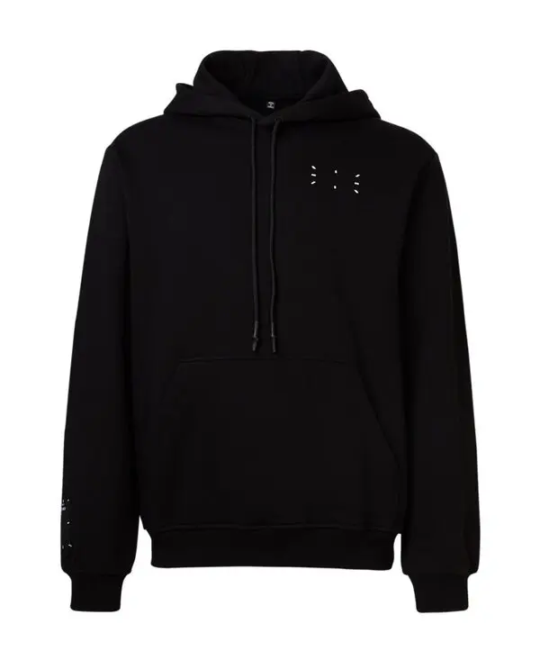 Alexander McQueen Graphic Print Long-sleeved Hoodie - Black